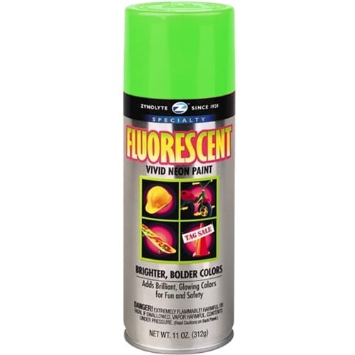 Aervoe Z1416 11 oz. Fluorescent Green Zynolyte Spray Paint - Aerosol ...