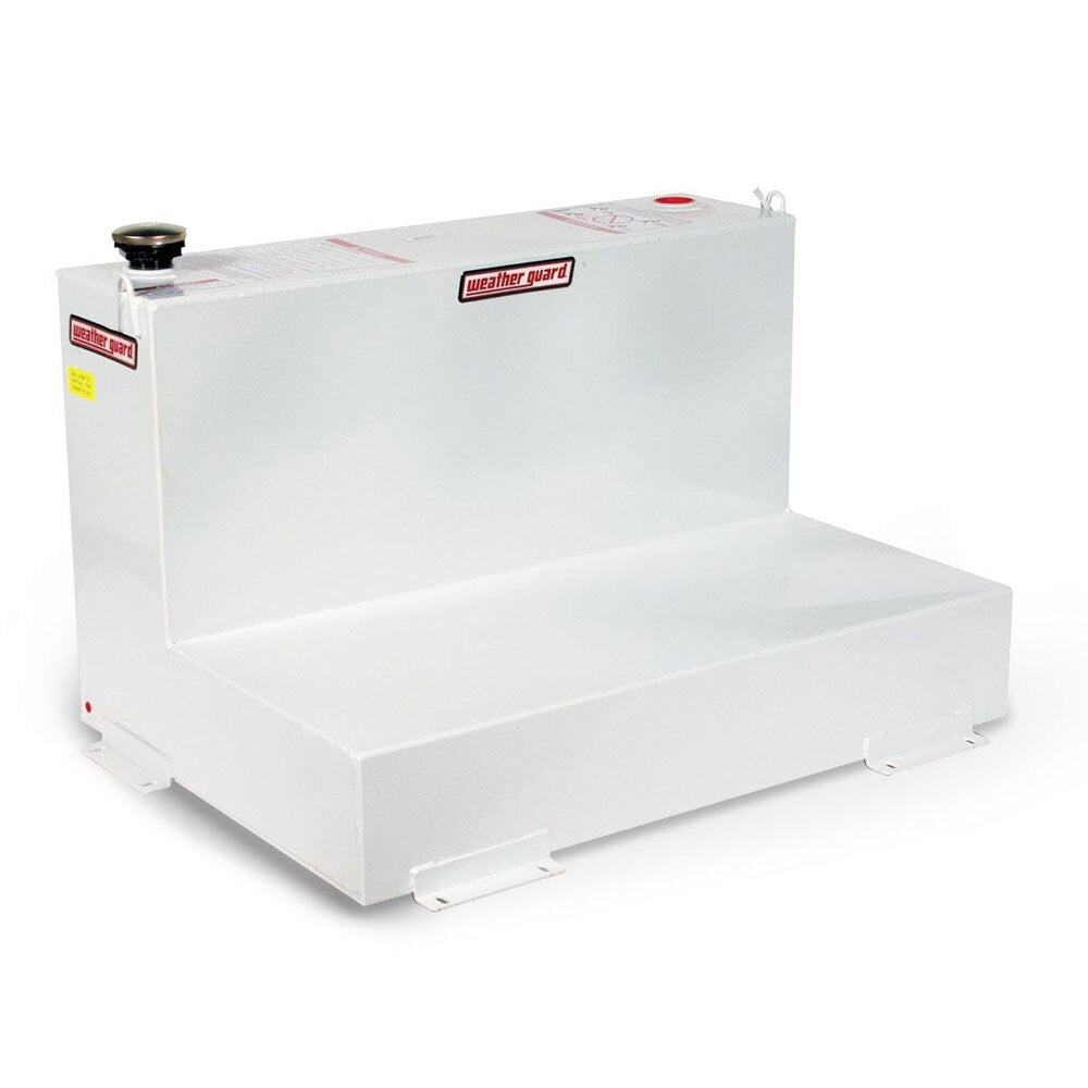 WeatherGuard 352-3-02 75-Gallon White Steel Fuel Transfer Tank, L-Shap ...